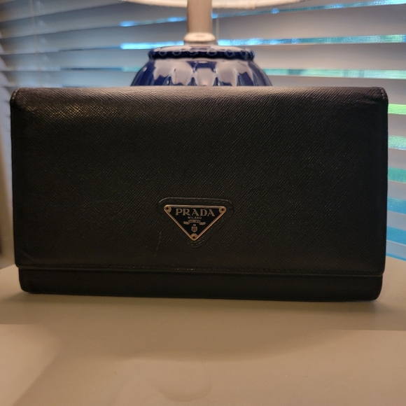 Prada | Bags | Prada Guc Nylon Long Snap Wallet | Poshmark